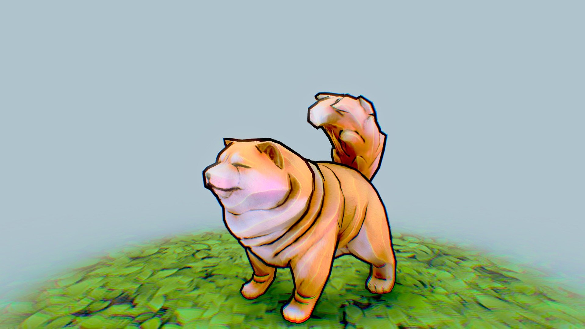 big shiba inu - 3D model by salojazz [163326e] - Sketchfab
