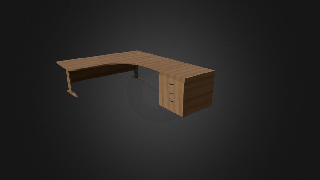 Desk1 Modle - 3D model by marcusmorley [16336c9] - Sketchfab