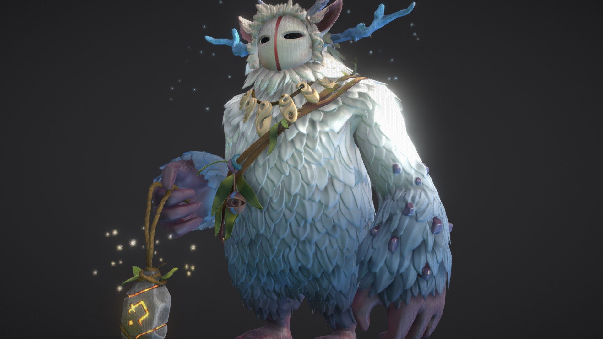 Stylized Character "Boko" - 3D model by kysylychak [1633c45] - Sketchfab