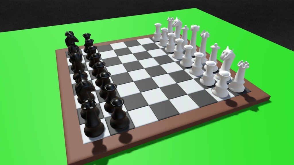 3d chess - 3D model by jvillar [1634136] - Sketchfab