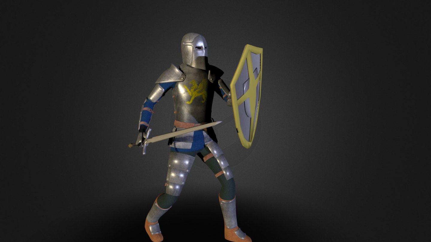 Knight of the alliance - 3D model by Palurdas Arts (@PalurdasArts ...