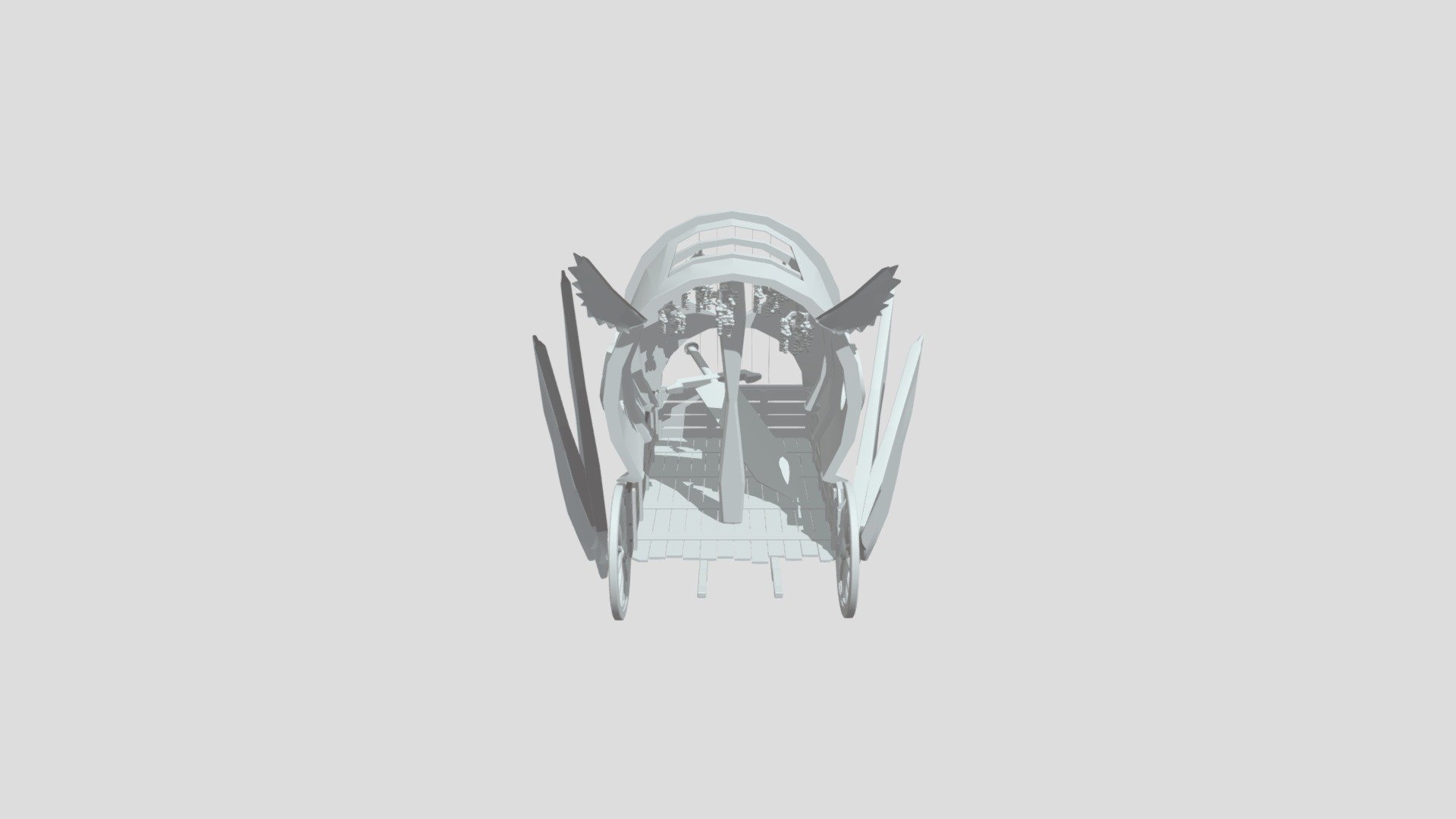 Angel cart - 3D model by nilsvts [1636455] - Sketchfab