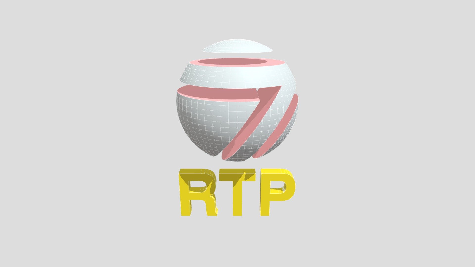Rtp logo 1990 - Download Free 3D model by www.giorgos.com.cy [16373be] - Sketchfab