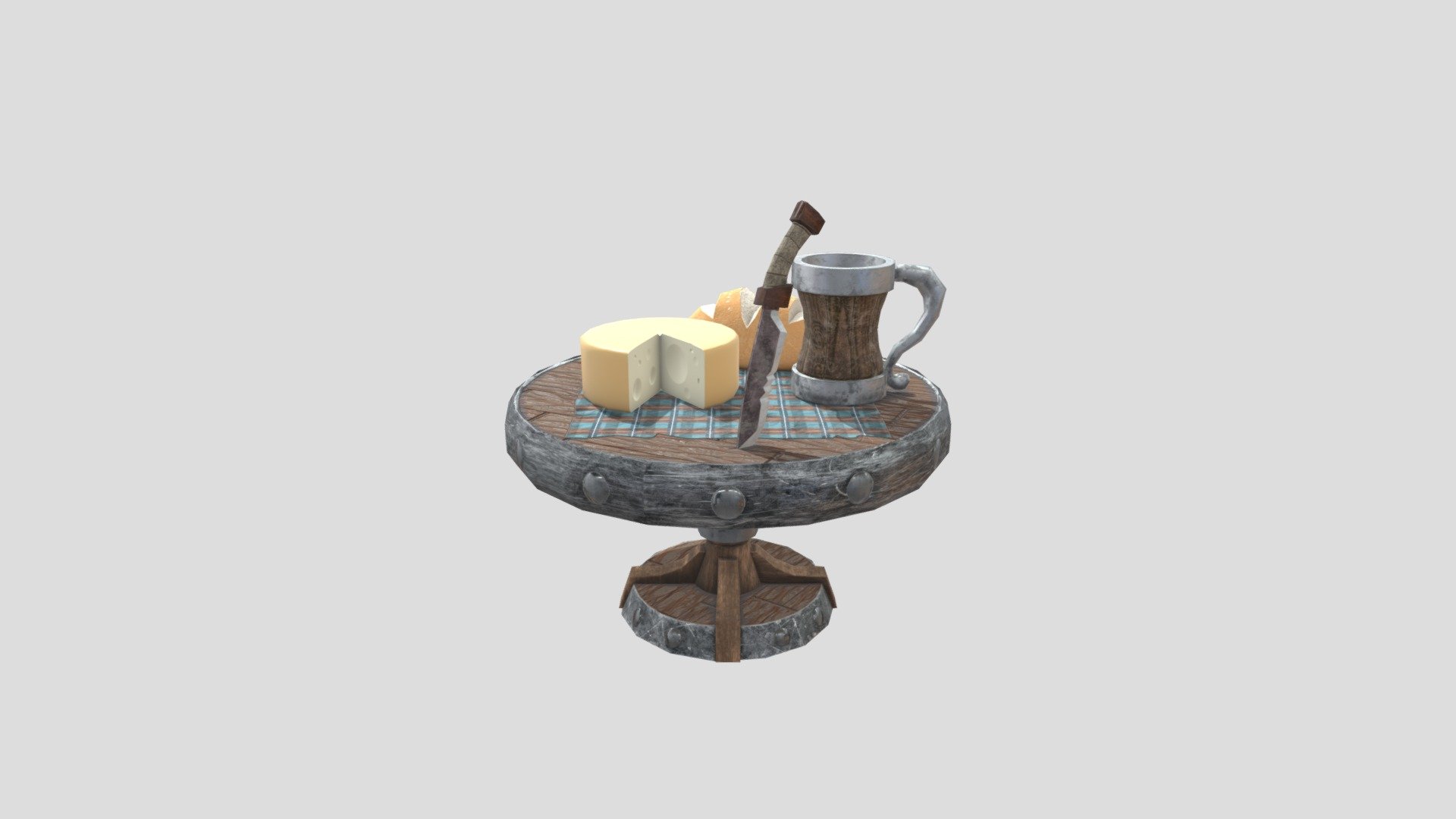 Hunters table - 3D model by Joombi [1637532] - Sketchfab