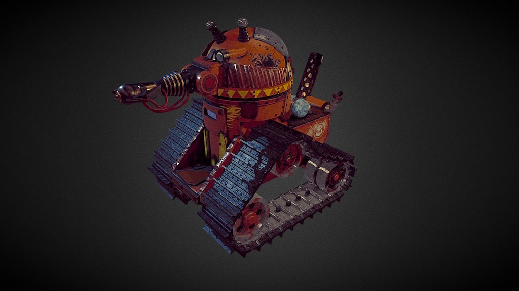 Grot Tank - 3D model by demonvolkov (@demonvolkov1) [1639617] - Sketchfab