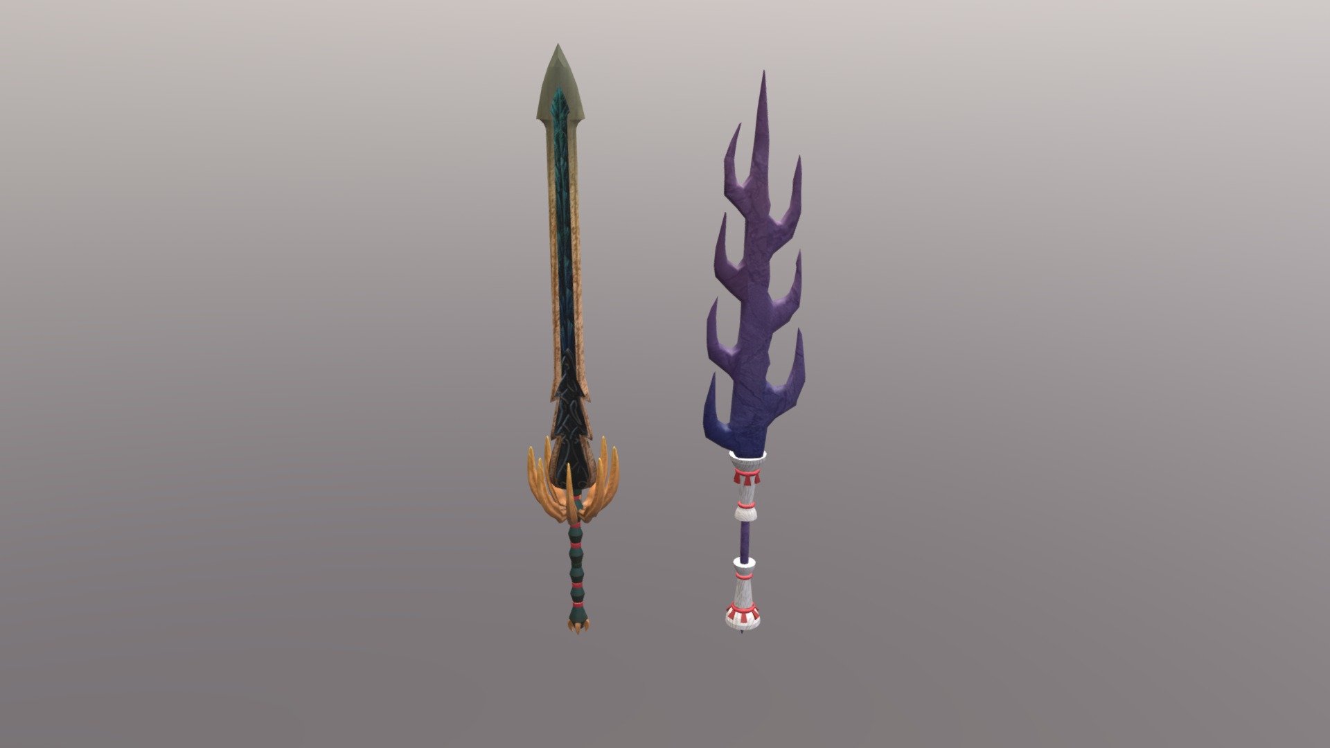 Swords - 3D model by CLAYD00H [163adca] - Sketchfab