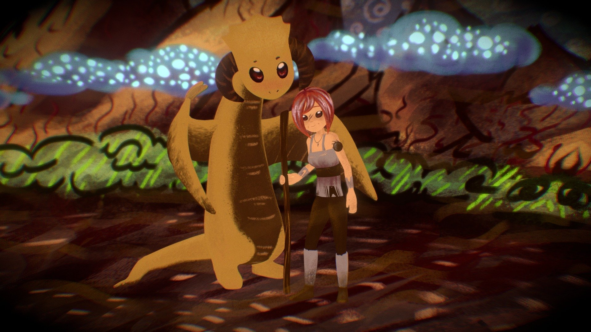 Sintel and Eevee - Animated Fanart - 3D model by Drika111 [163c380 ...