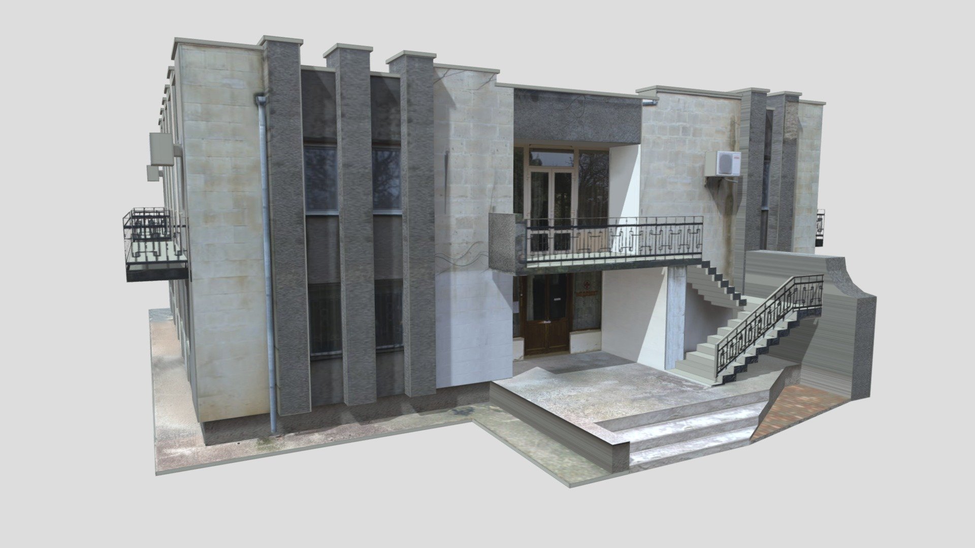 First-aid post building - Download Free 3D model by venzdesign [163e513 ...