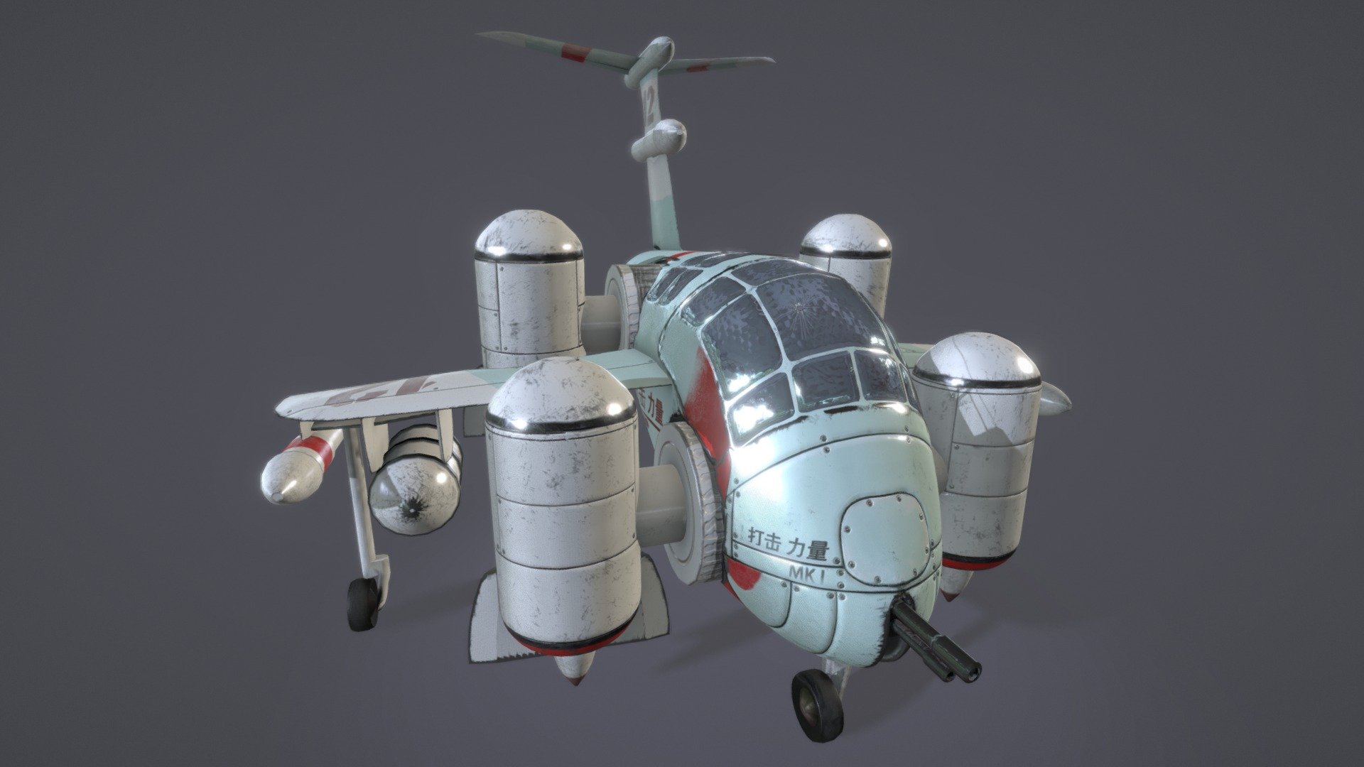 Strike Force MK1 - Aircraft Concept - 3D model by borisvdb [163ecf7 ...