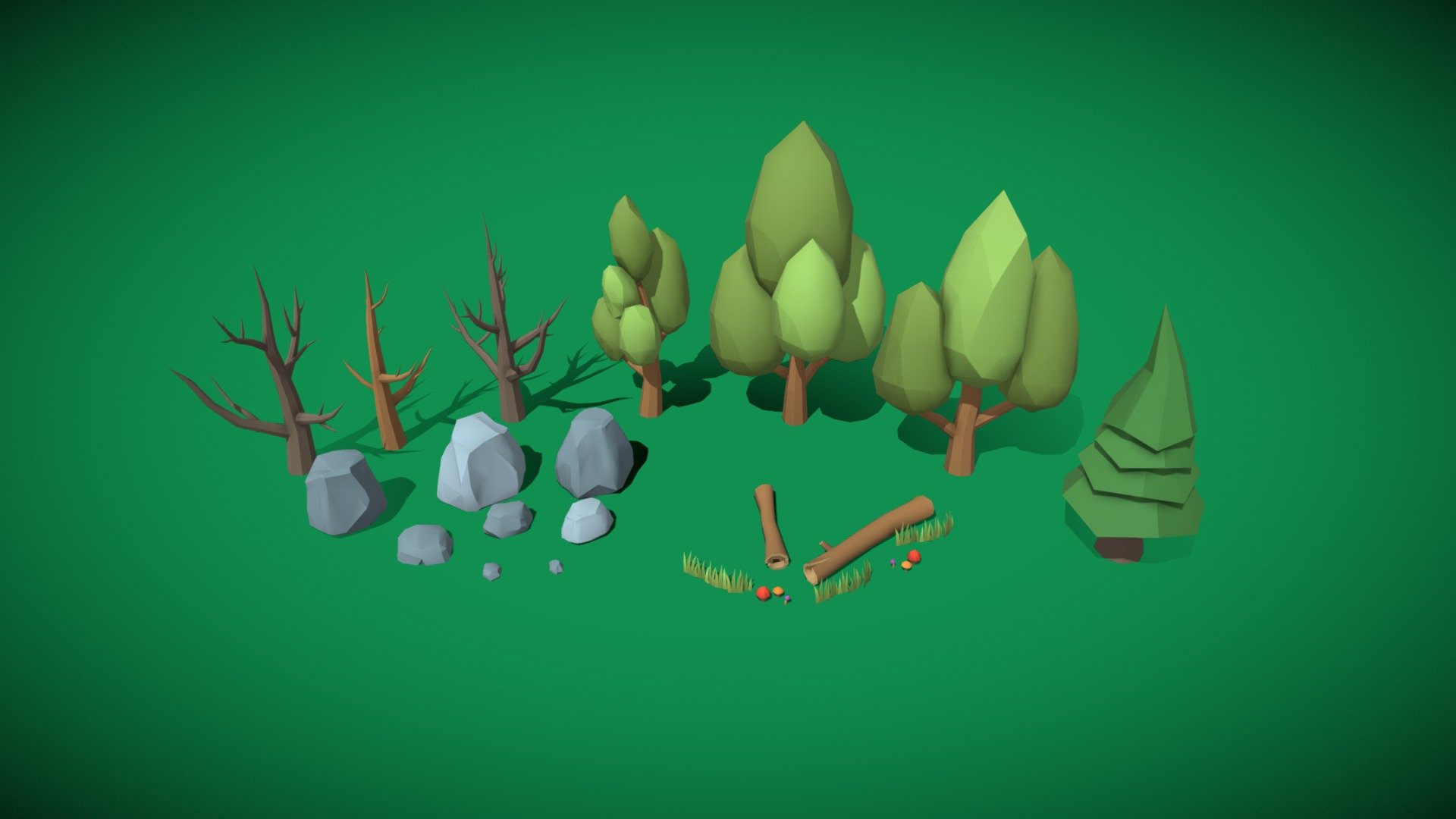 Nature Props Environment - 3D model by vladimir.mkl [16414ce] - Sketchfab