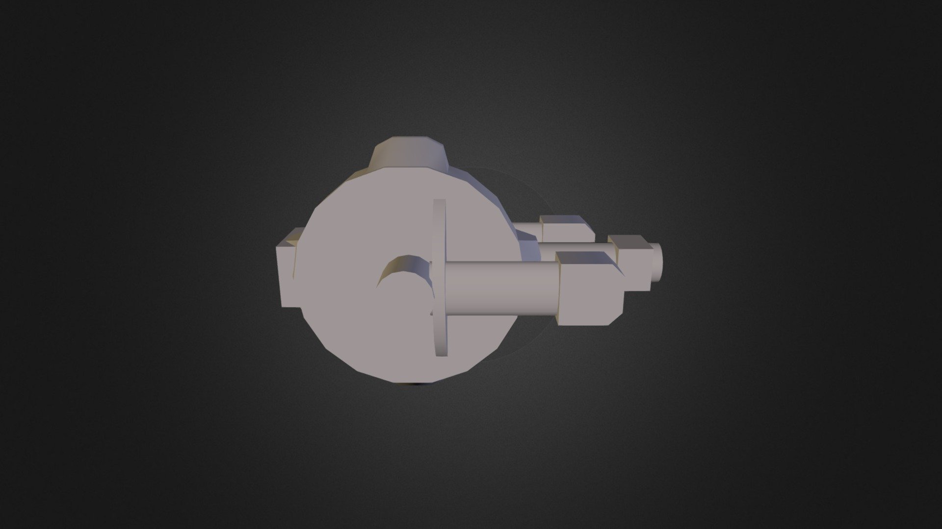 Turret-01 - 3D model by waspernator [1642623] - Sketchfab