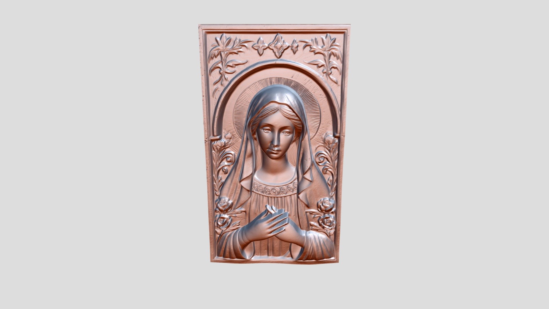 A Relief of Virgin Mary - 3D model by omankz (@omankz_) [164302f ...