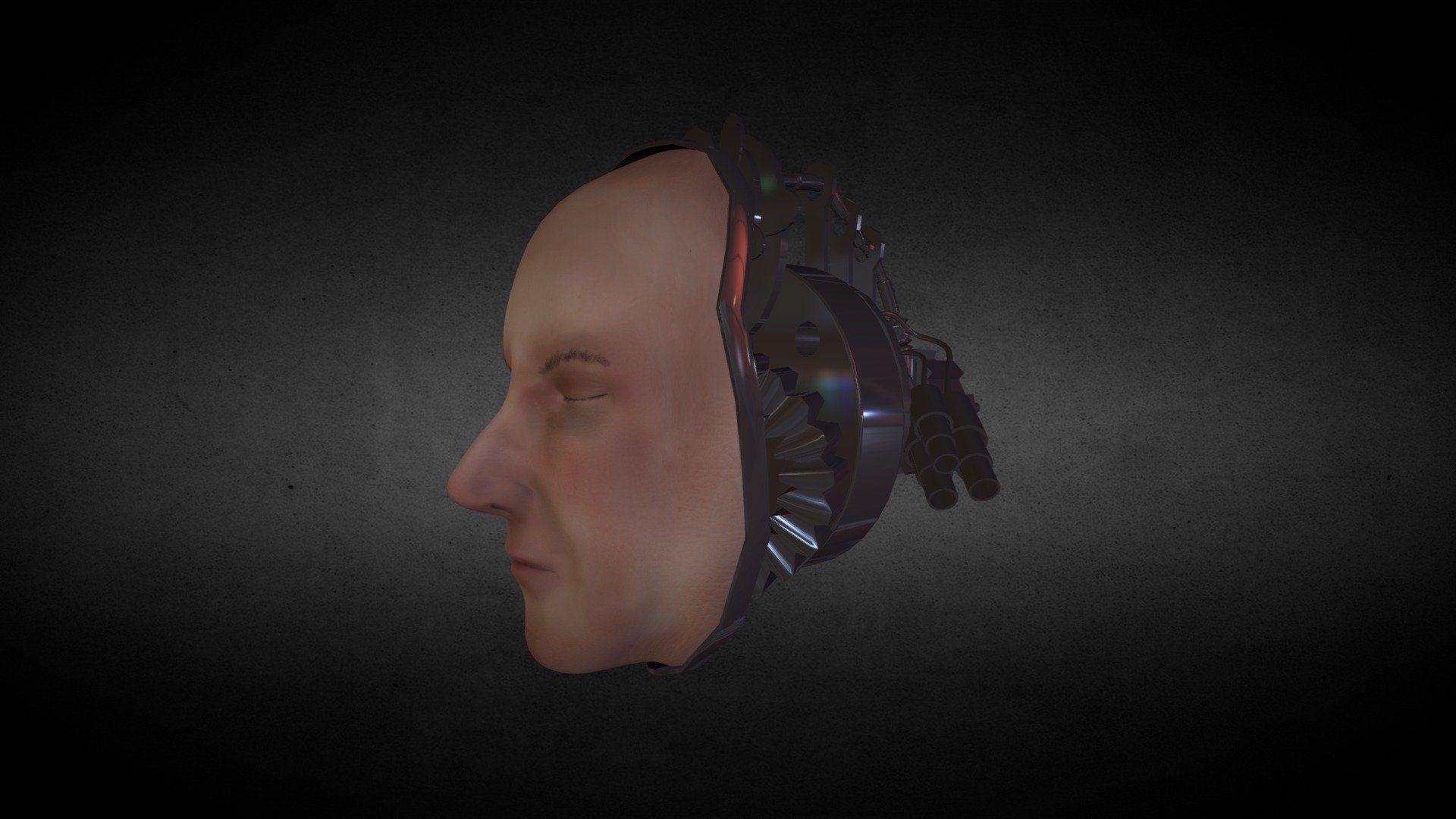 Anatomy Head Machine - 3D model by wilches [1643b7a] - Sketchfab