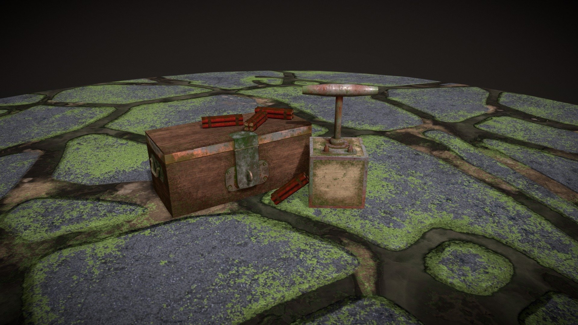 TNT scene - Download Free 3D model by Wolvemancer [1645b5e] - Sketchfab