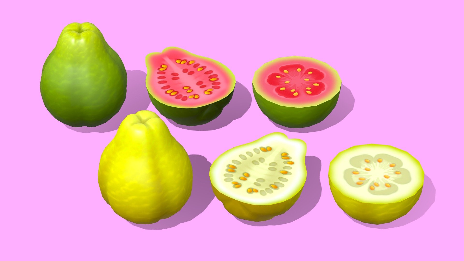 Guava Fruit - Buy Royalty Free 3D model by Megan Alcock ...