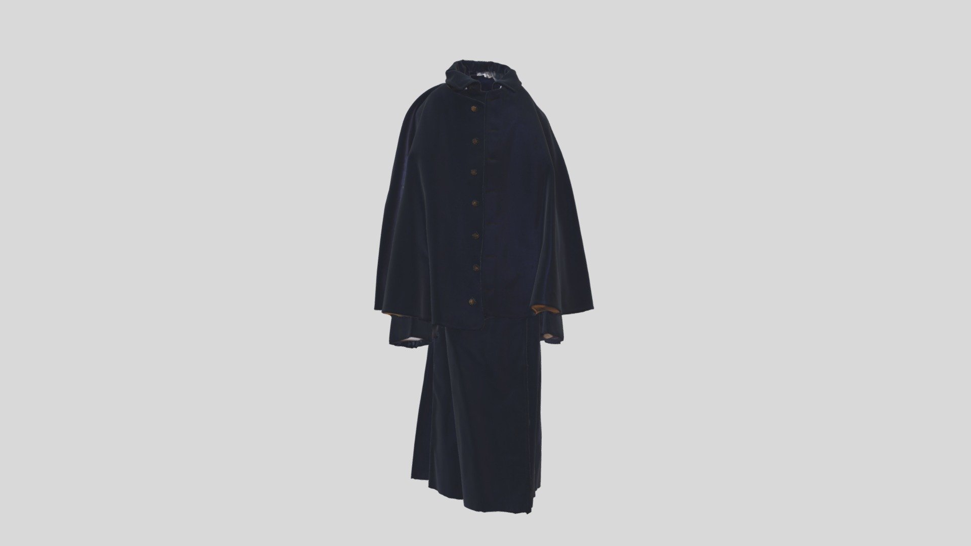West Point Cadet's Cape and Uniform - Download Free 3D model by The ...
