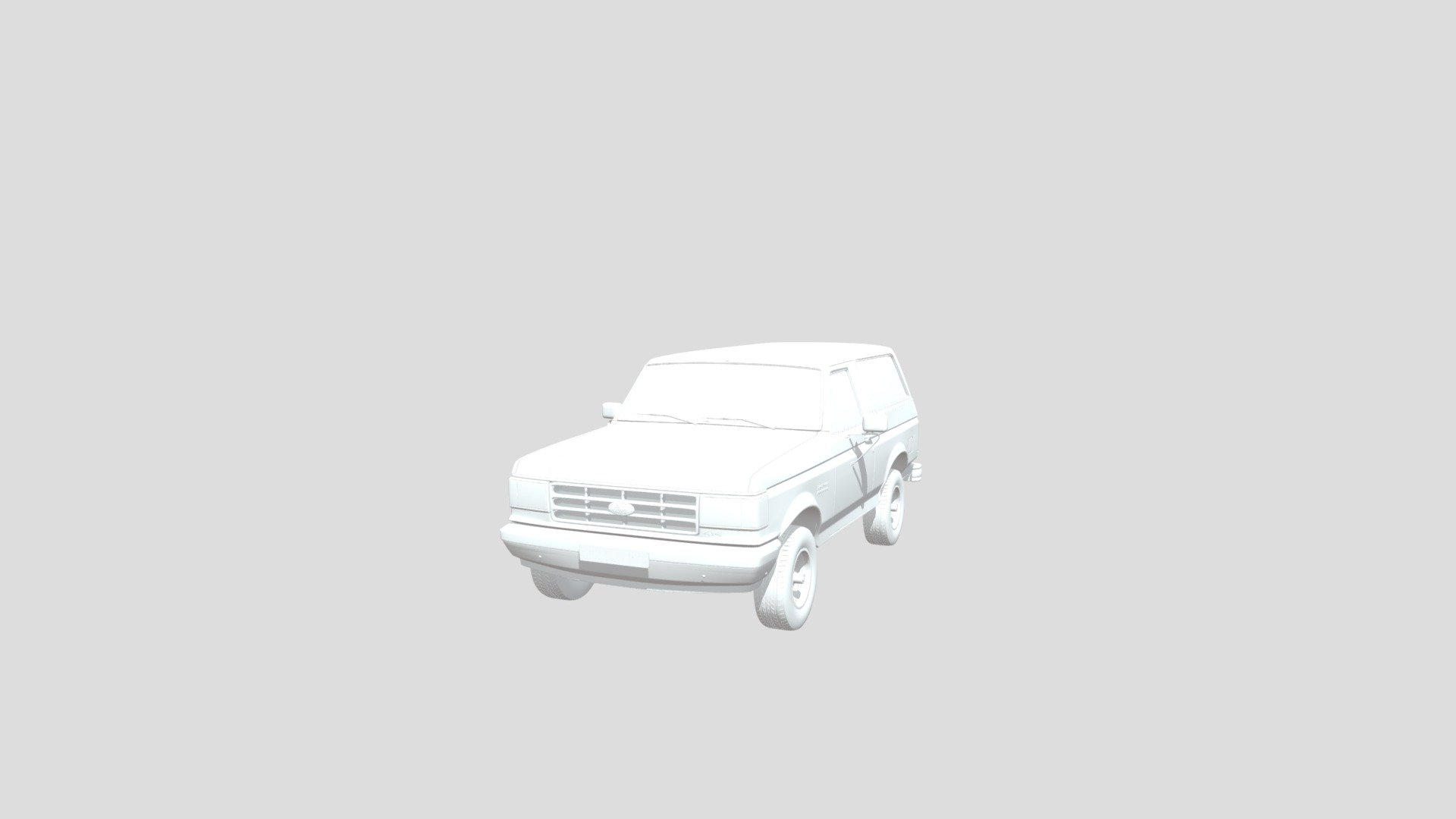 1987 Ford Bronco - Download Free 3D model by EGGJUICE [16474d9] - Sketchfab