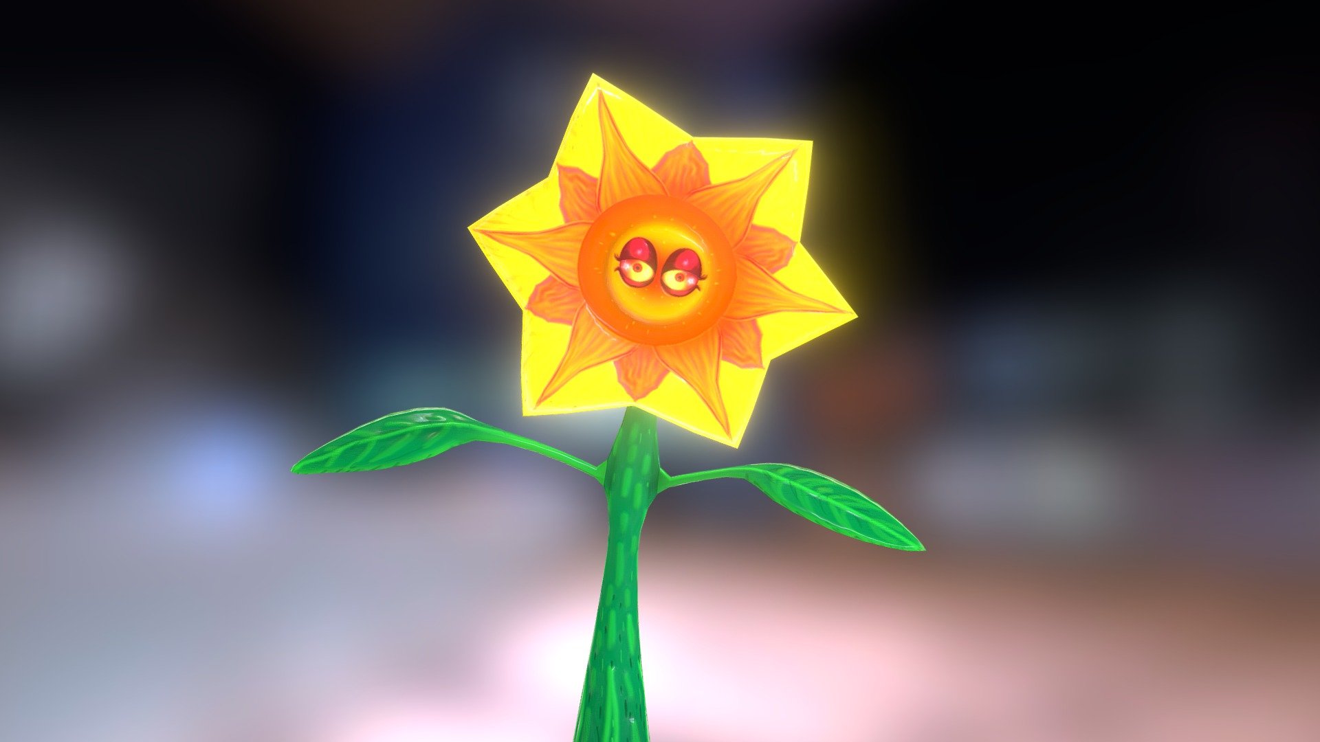 Daisy (low-poly) - Download Free 3D model by Pedram Ashoori ...