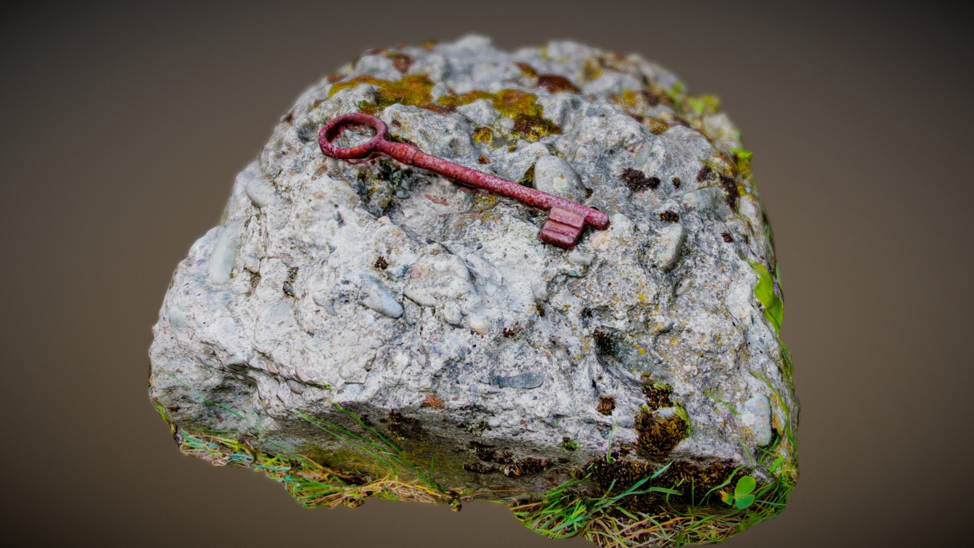 Rusted key - 3D model by abpro [1648231] - Sketchfab