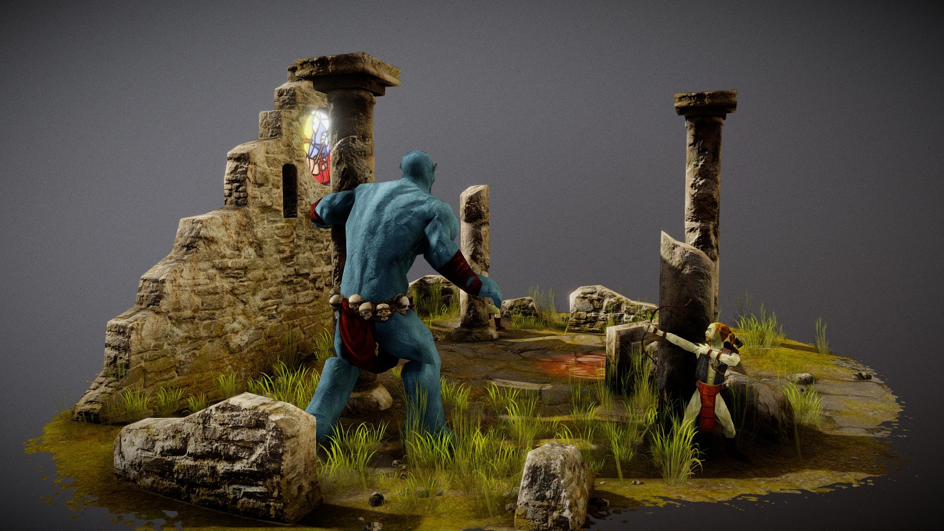 Myth Total War Model / Trow / fir'Bolg Archers - Download Free 3D model ...