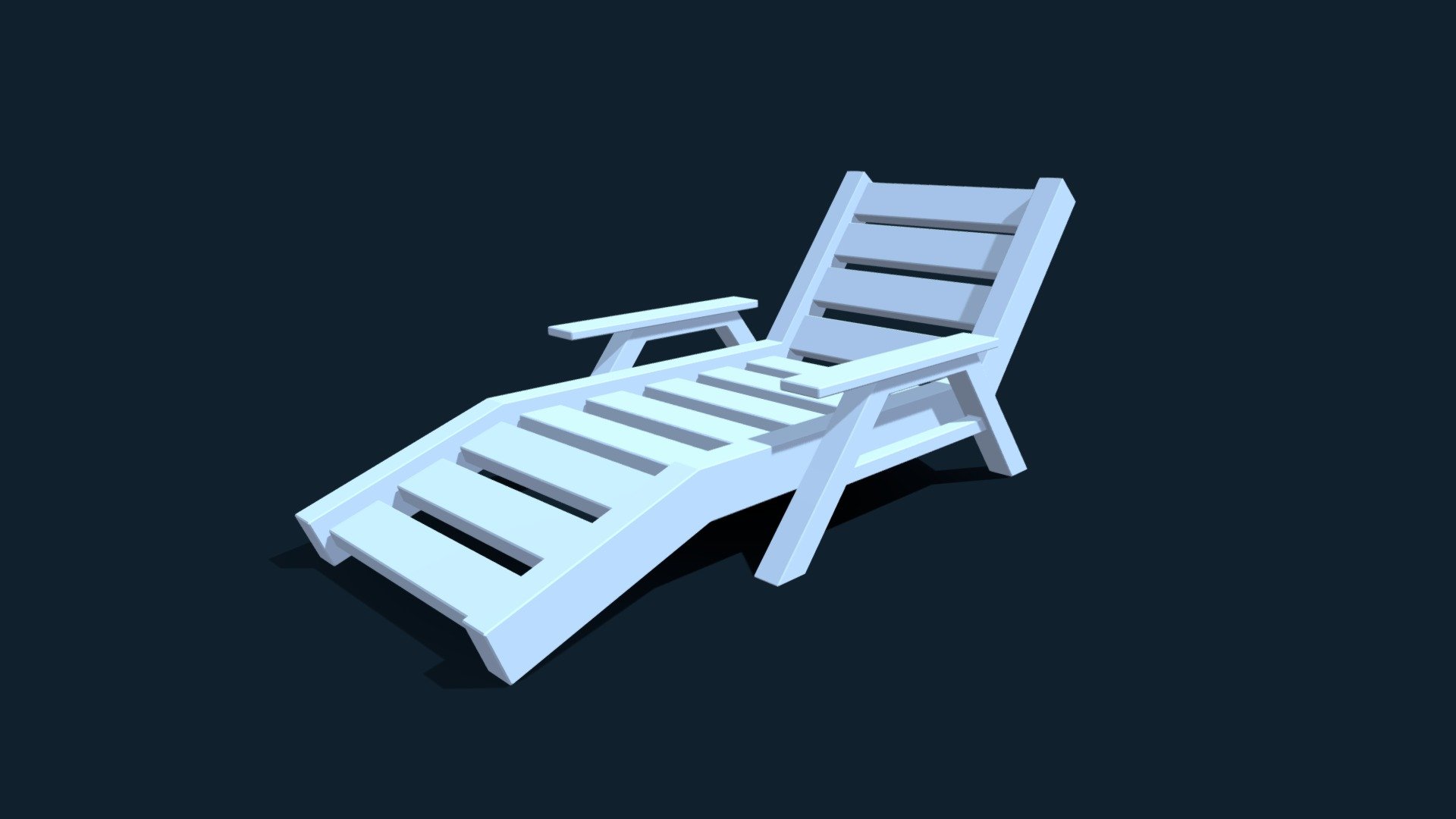 Beach Chair - Download Free 3D model by MrPuppet [1648379] - Sketchfab