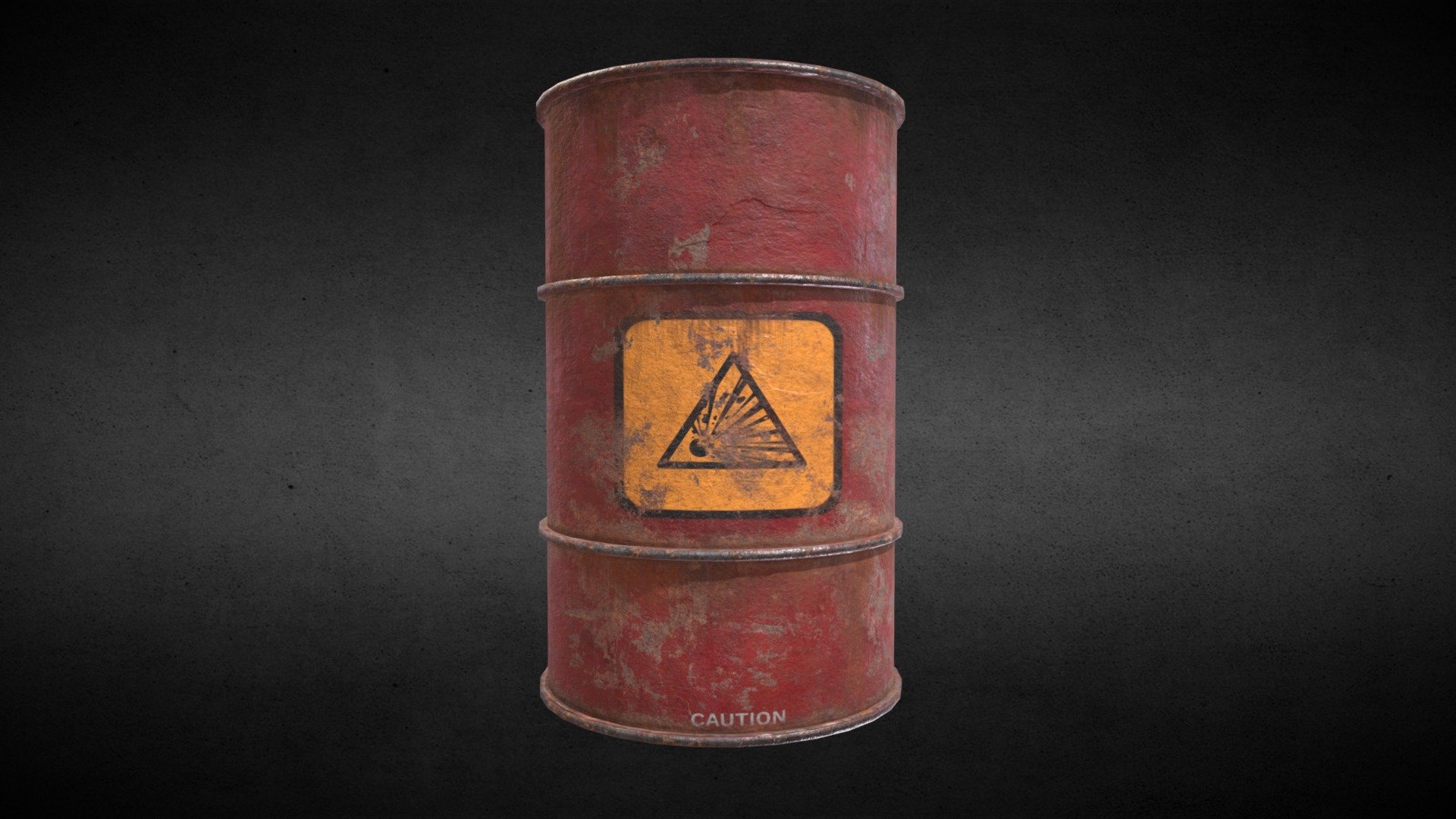 Explosive Barrel - 3D model by Silas6 [16492e5] - Sketchfab