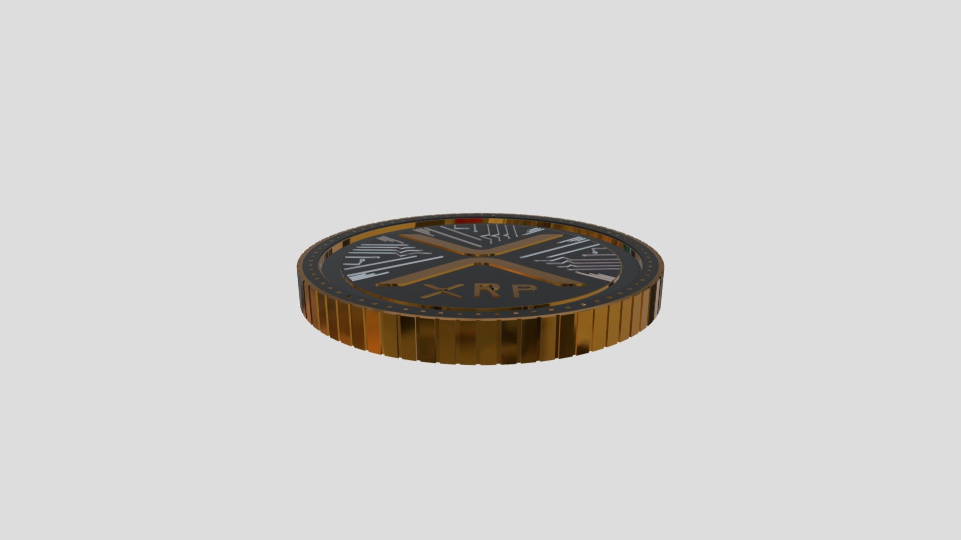 XRP Coin - 3D model by dapponline [164a71c] - Sketchfab