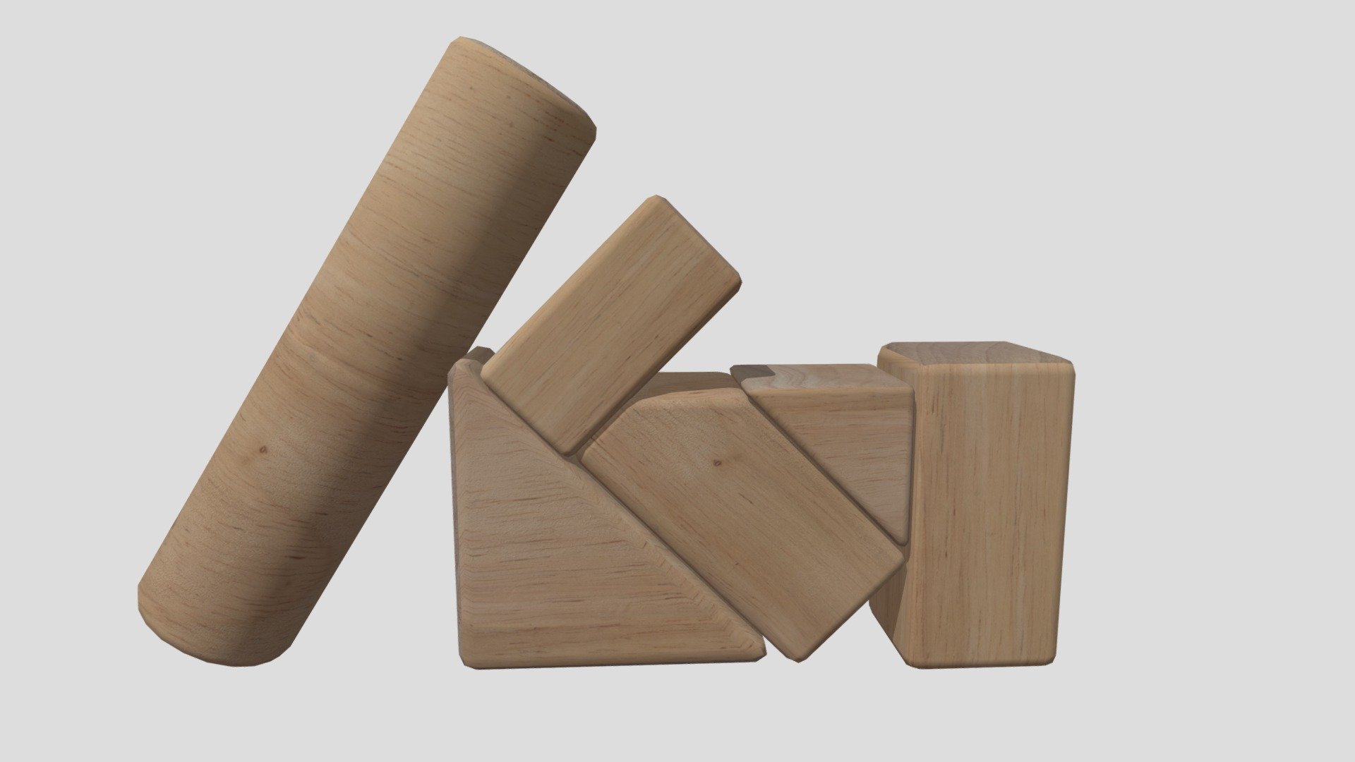 wooden_blocks_part_2 - 3D model by tprask [164b5fb] - Sketchfab