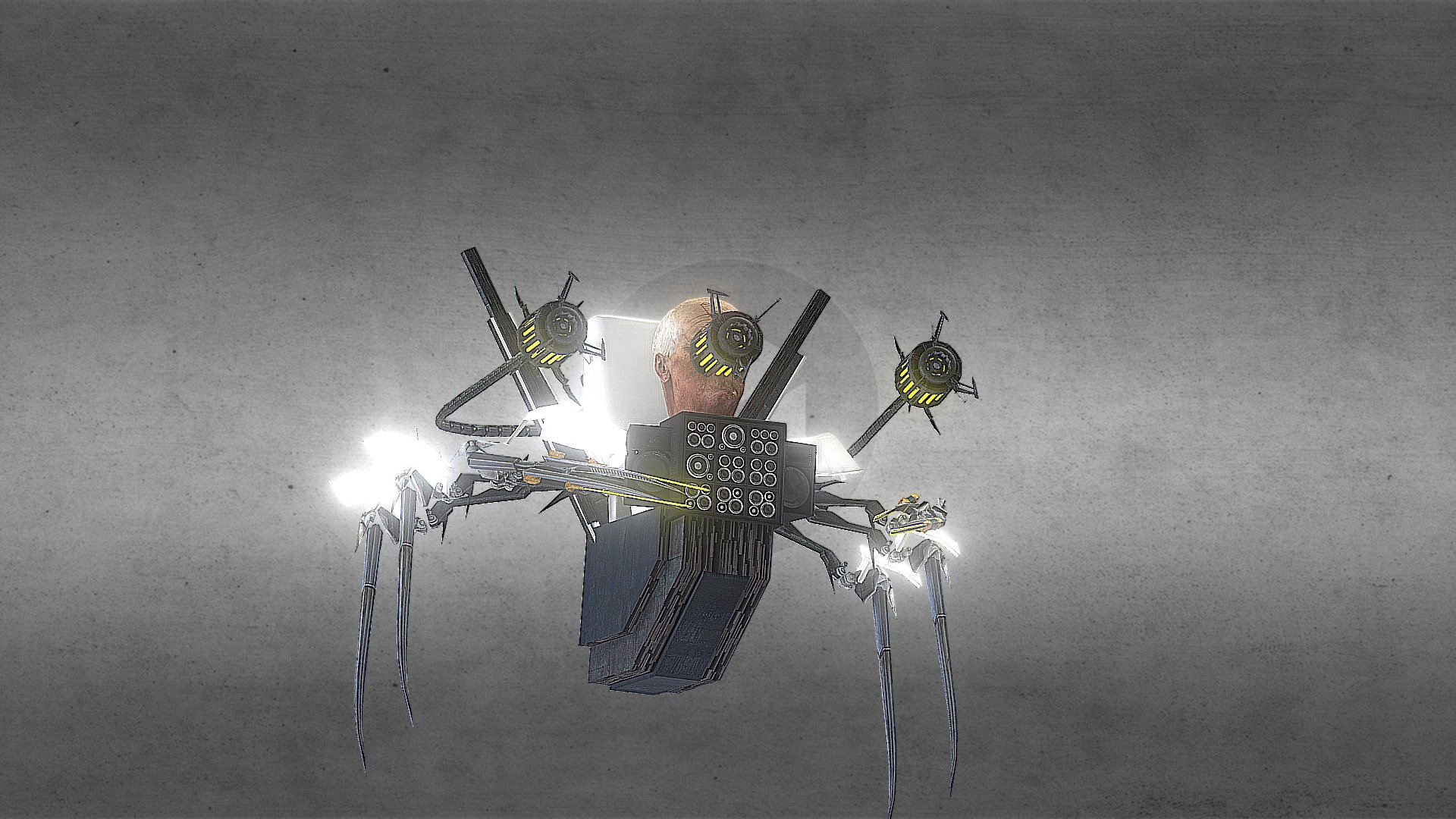Mech Scientist toilet v2 (my first model) - Download Free 3D model by ...
