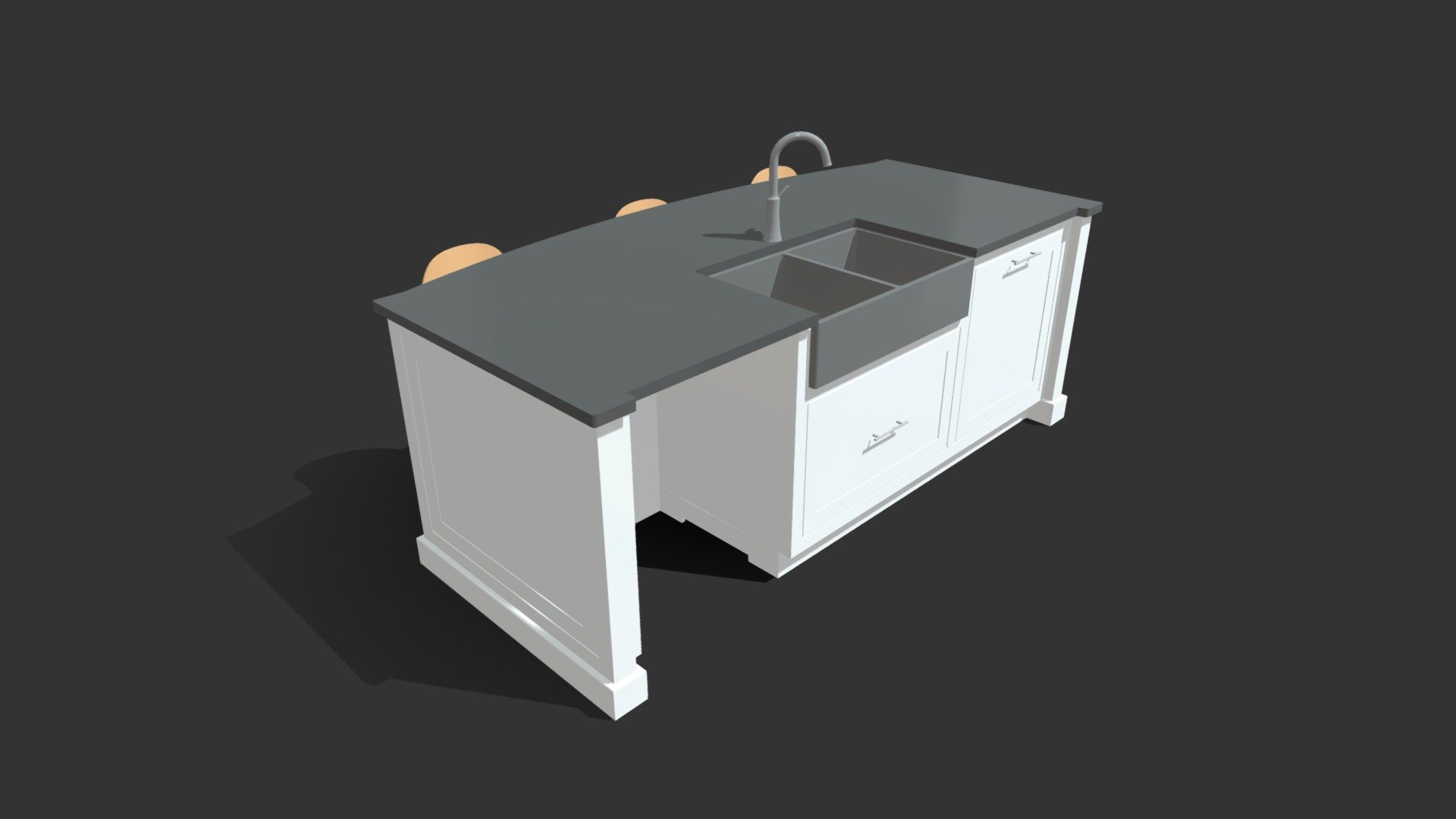 KitchenIsland - 3D model by microvellum [164c144] - Sketchfab