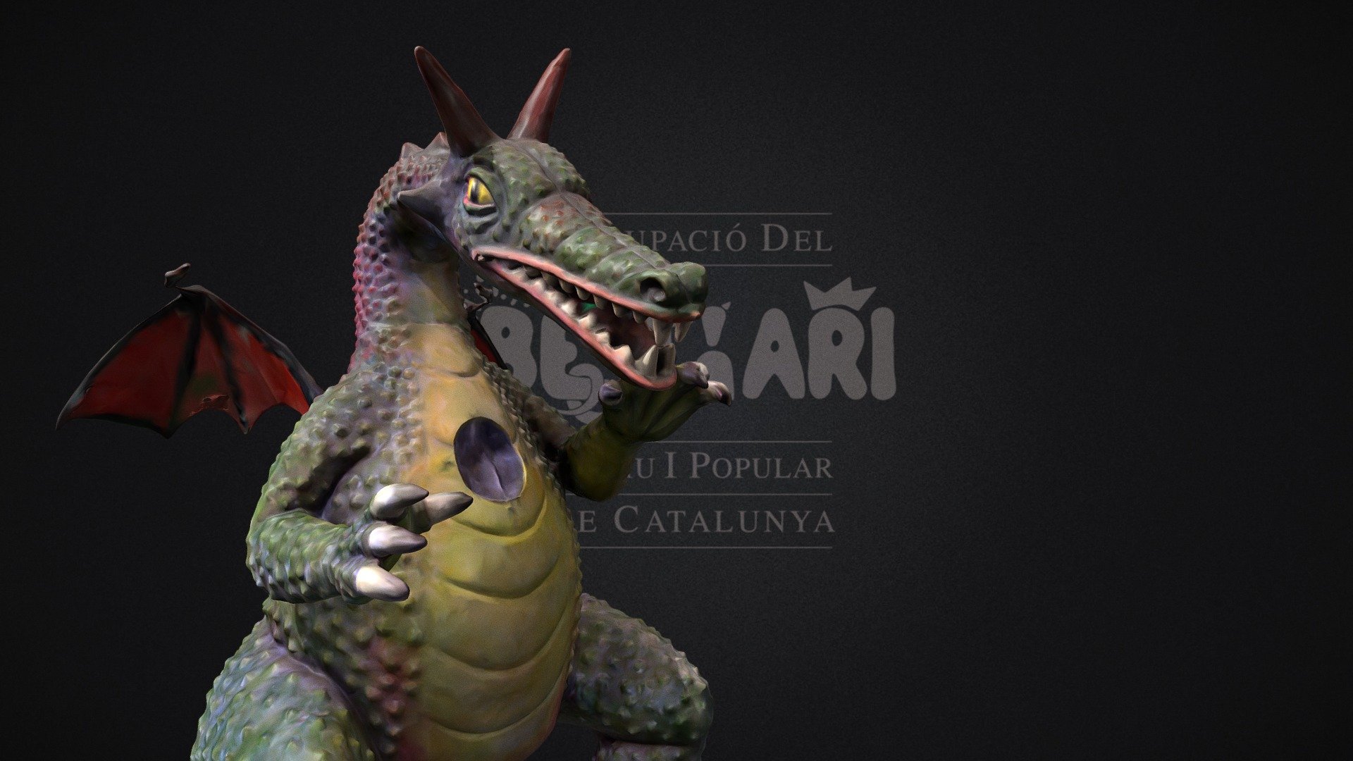 Víbria de Nou Barris “La Trini” - 3D model by Agrupació del Bestiari ...