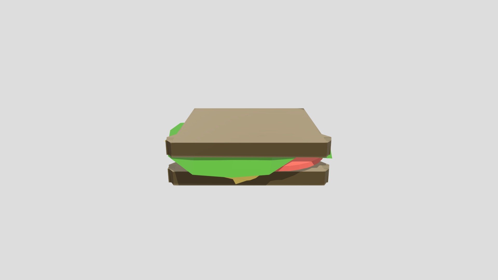 Sandwich Low Poly - Download Free 3D model by imlcbaylor [164e019 ...