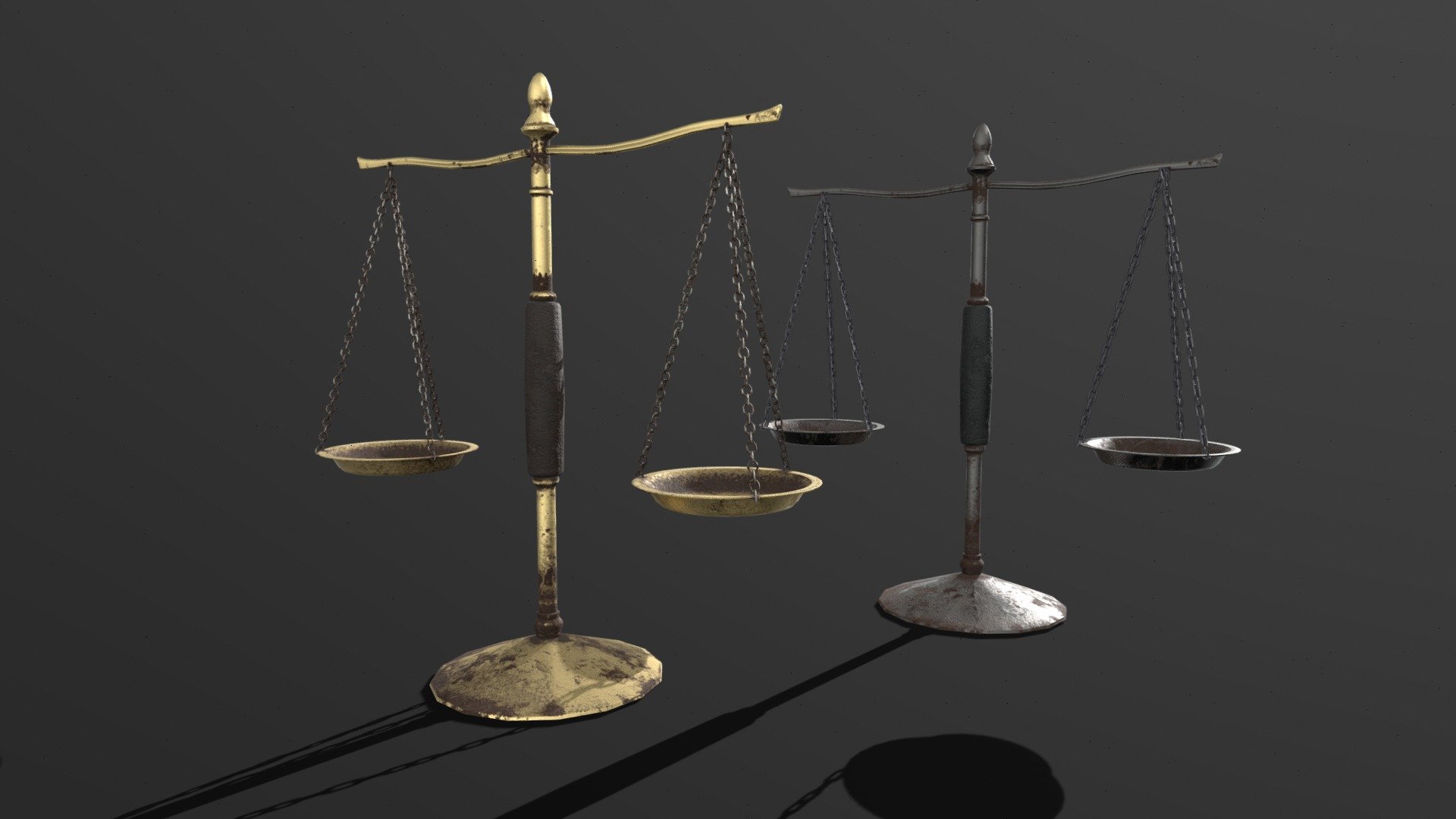 Scales - LOW & MID POLY - 2 Colors - Game Ready - Buy Royalty Free 3D ...