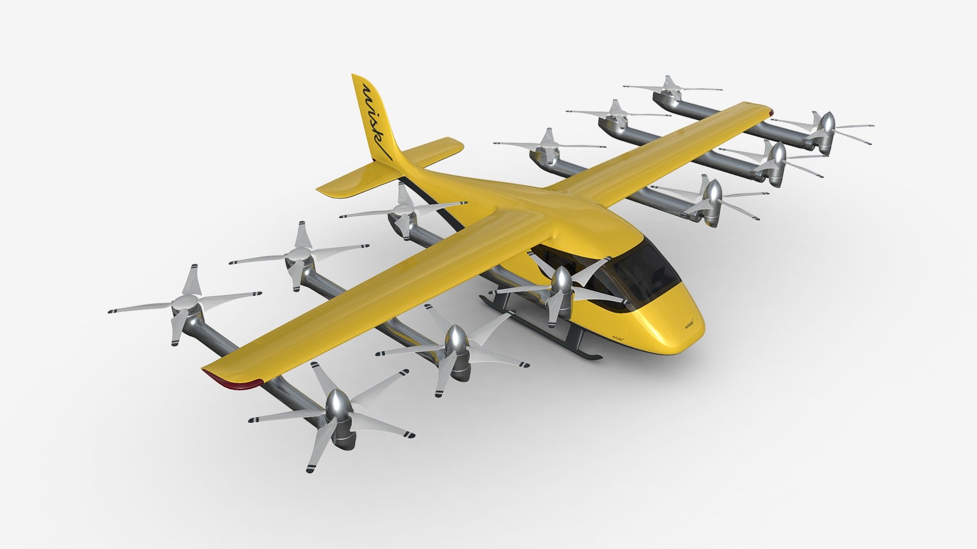 Wisk Generation 6 Aircraft - Buy Royalty Free 3D model by HQ3DMOD ...