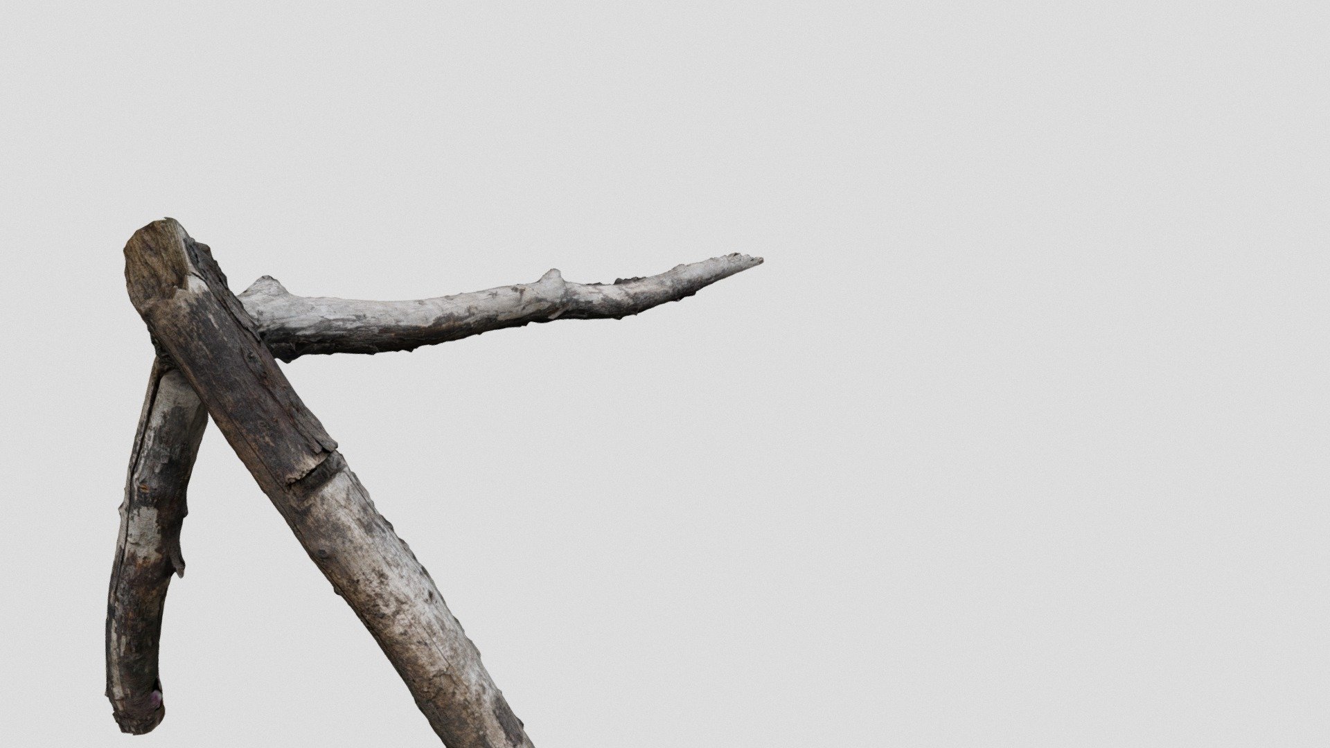 Medium Quality Stick Pyramid built by PhotoCatch - Download Free 3D ...