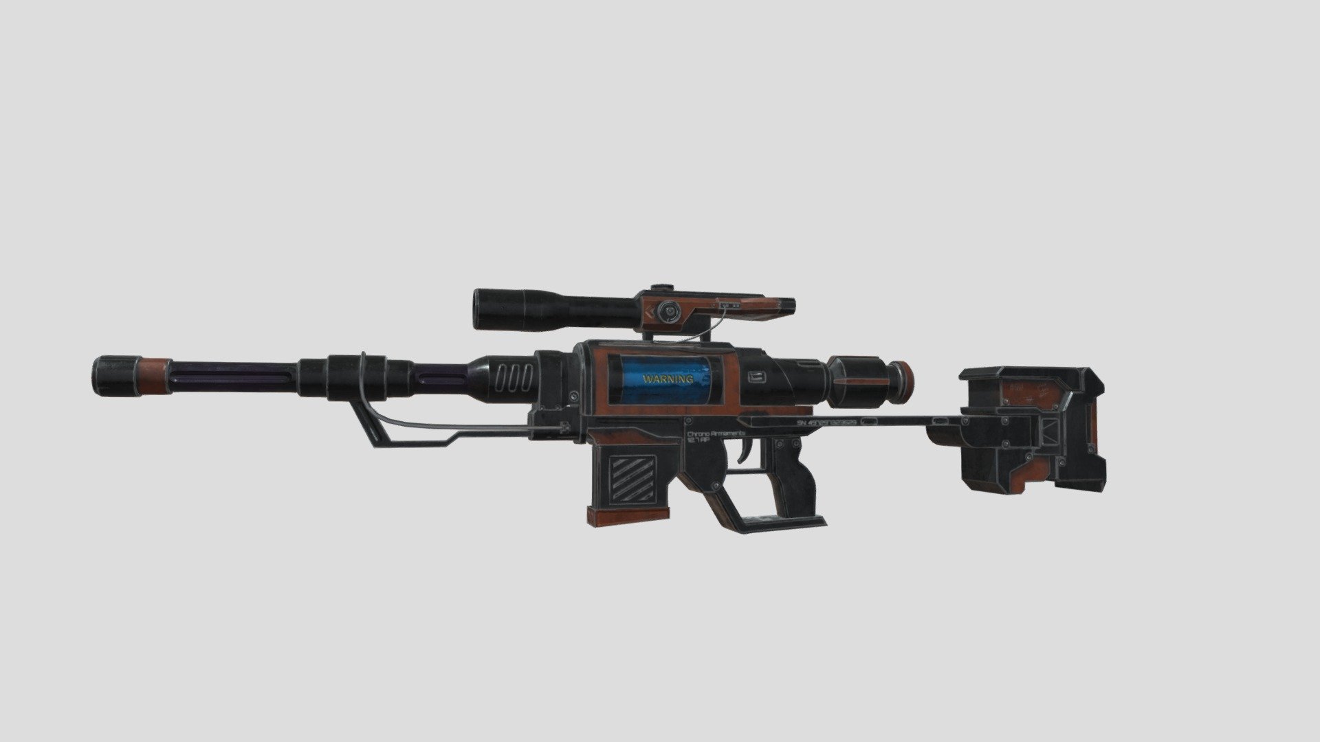 Sci-Fi Sniper Rifle - Download Free 3D model by Wallace (@wALLEE ...