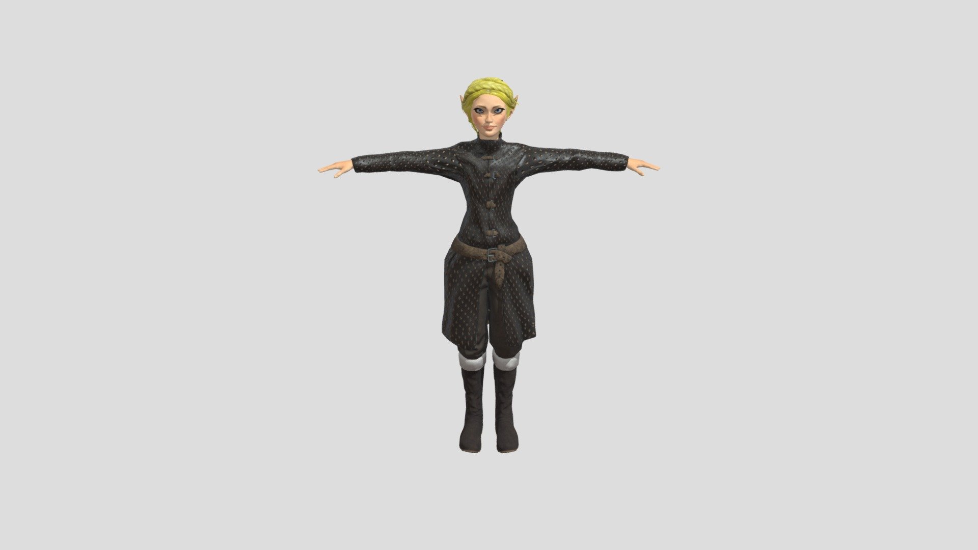 Girl Elf 2 - 3D model by johnsongomes [1650266] - Sketchfab