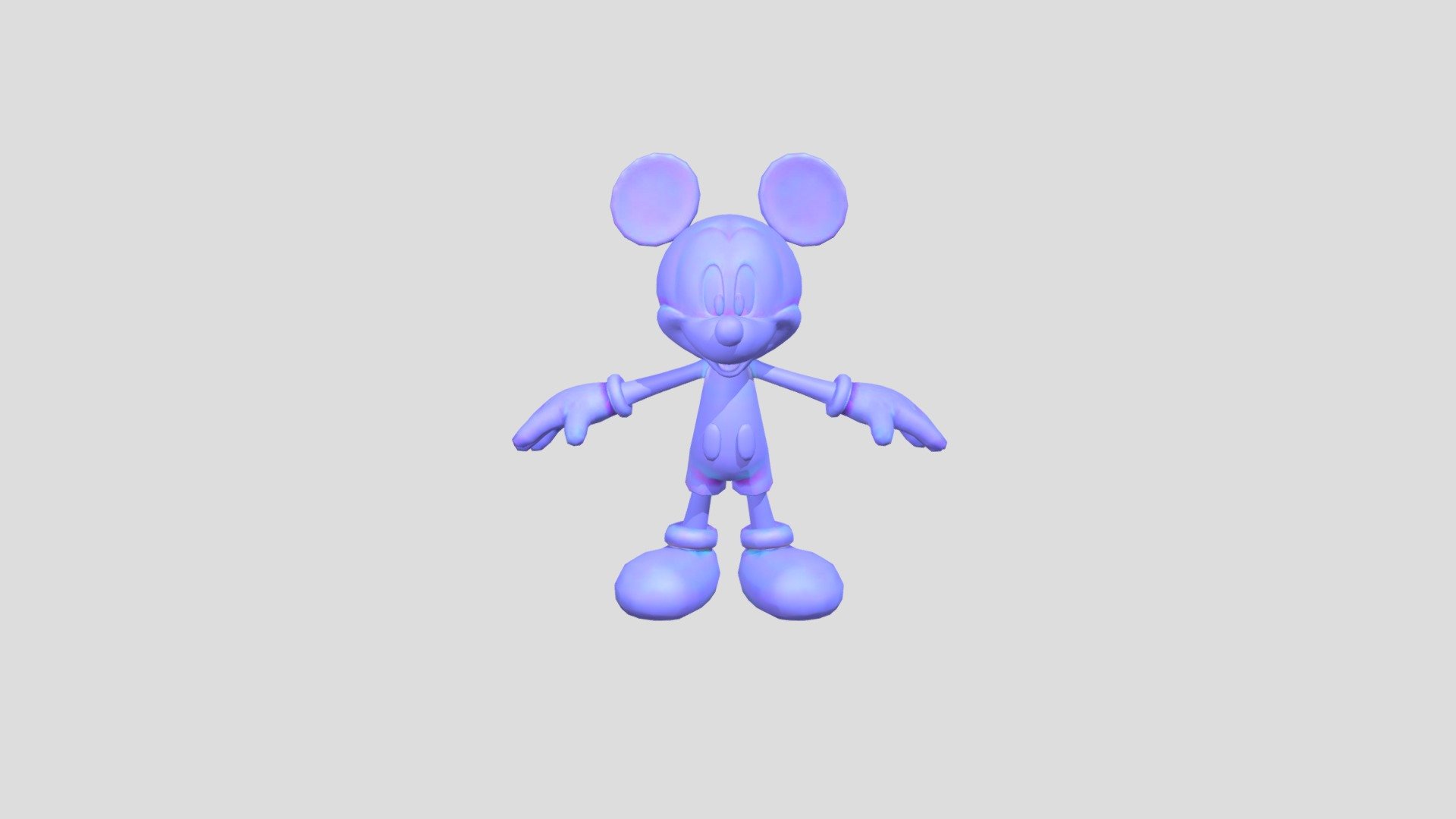 ADI 2.0: Unreal Mickey (Fully rigged) - Download Free 3D model by ...
