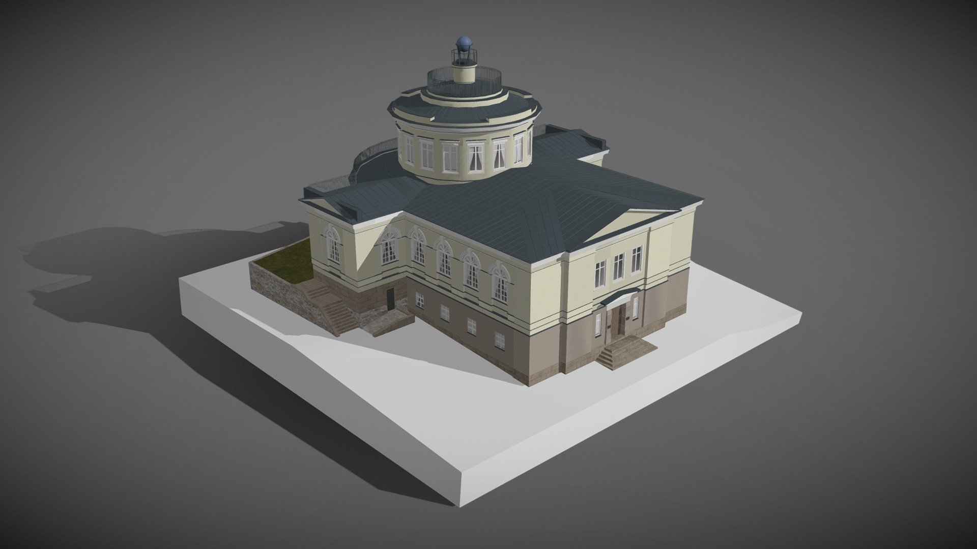 Turku Observatory - 1827 - Download Free 3D model by Turku City Museum ...