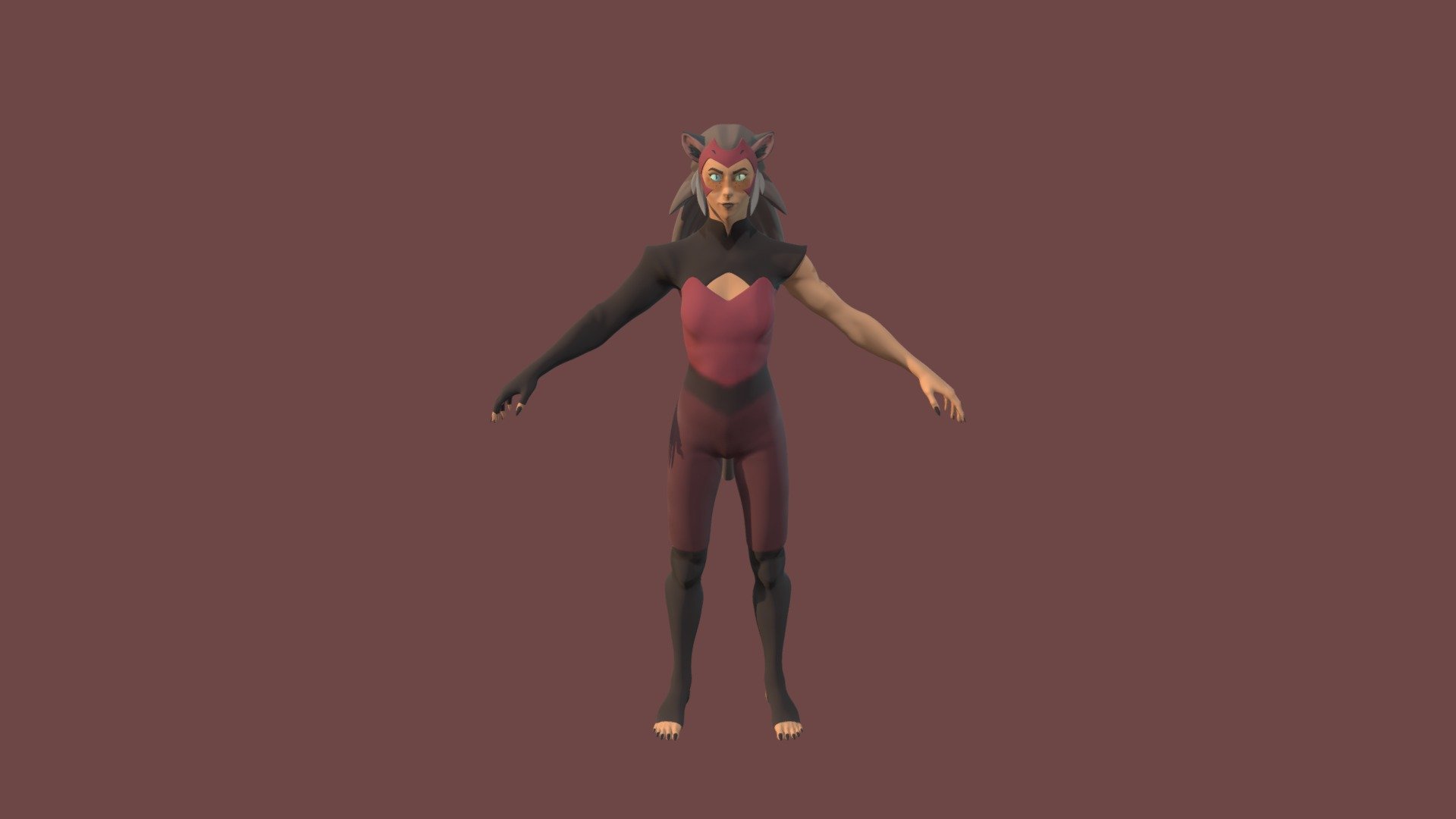Catra w/ Suit - 3D model by Ricardo Loredo (@sabasmoothie) [1652fb6 ...