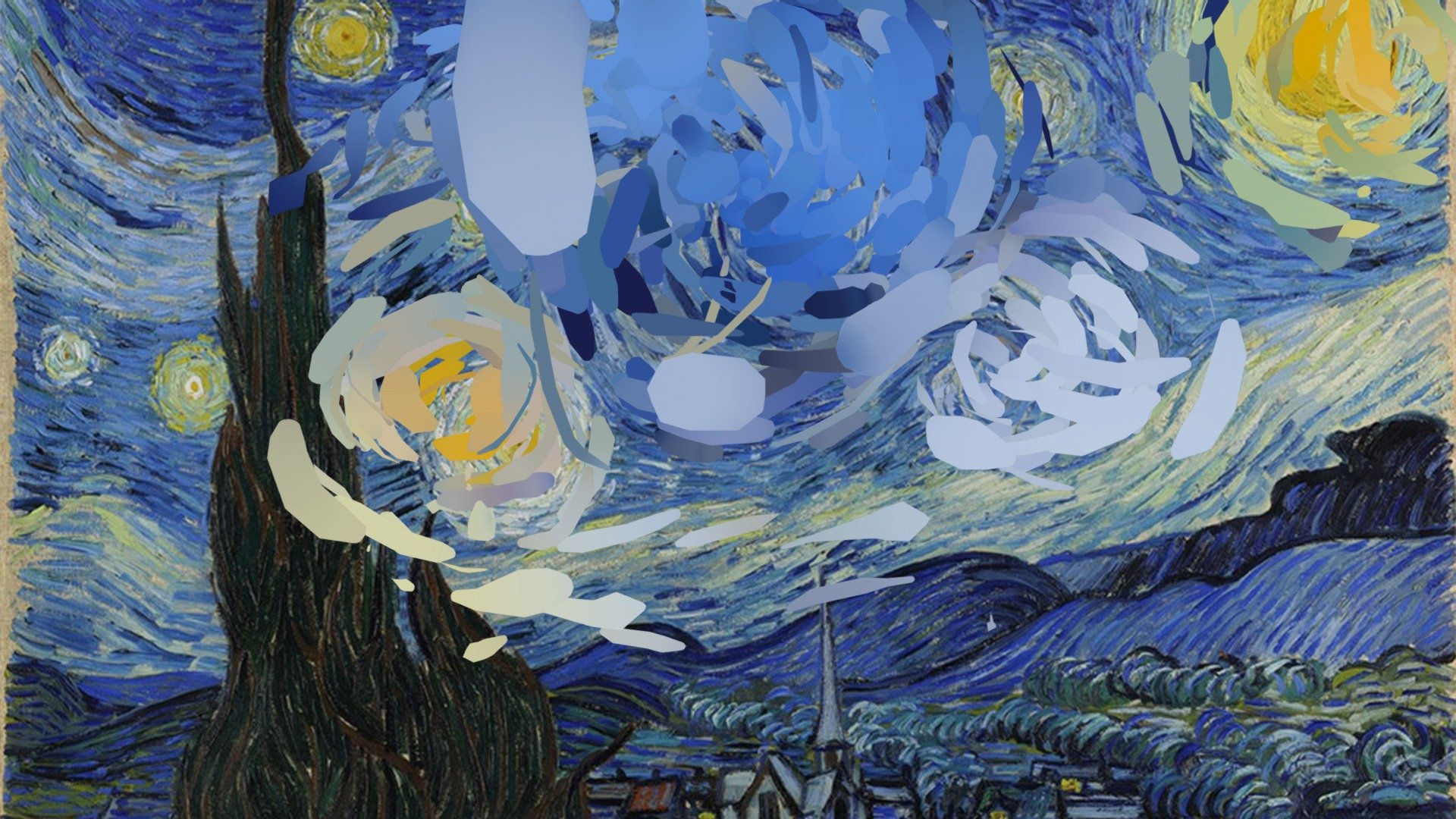 Van Gogh Starry Night - Buy Royalty Free 3D model by haibo ...