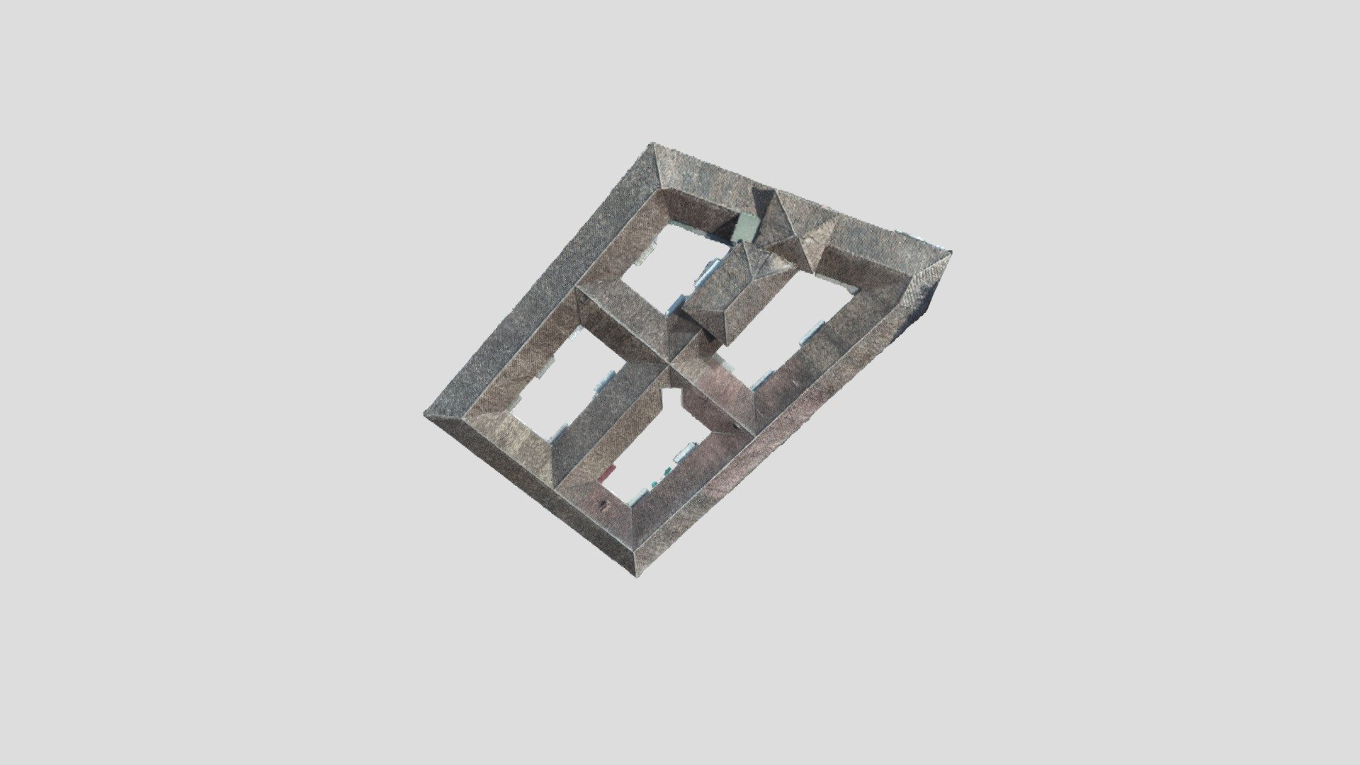 Cubierta edificio residencial Granada - 3D model by anagutierrez [1655c9b] - Sketchfab