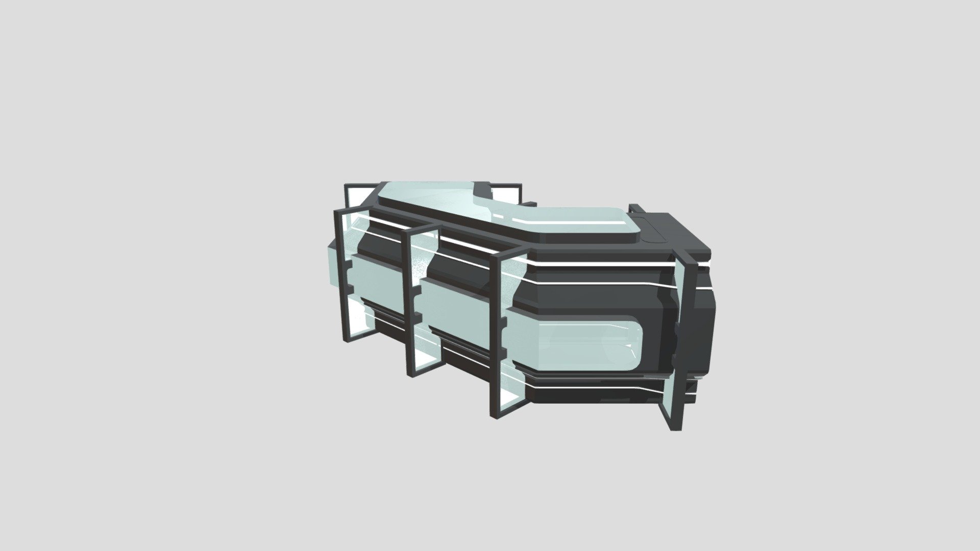 CORRIDOR CORNER 1 - TRANSPARENCY - 3D model by zanoskei [165651d ...