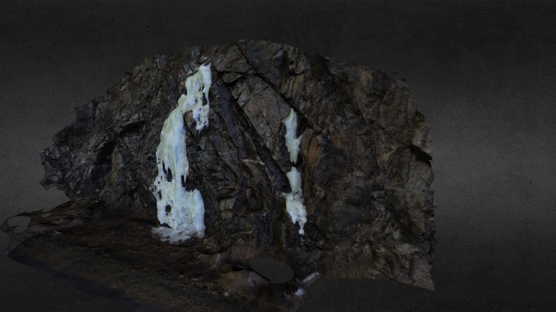 Frozen well on the rocks 1 - 3D model by AndrasKis [1657000] - Sketchfab