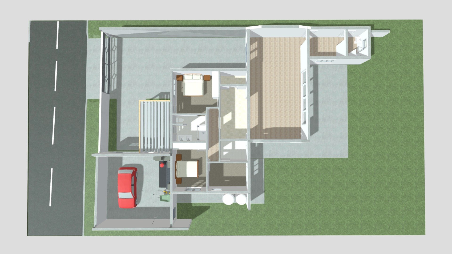 3D Top view - 3D model by Newbuild [16576e3] - Sketchfab