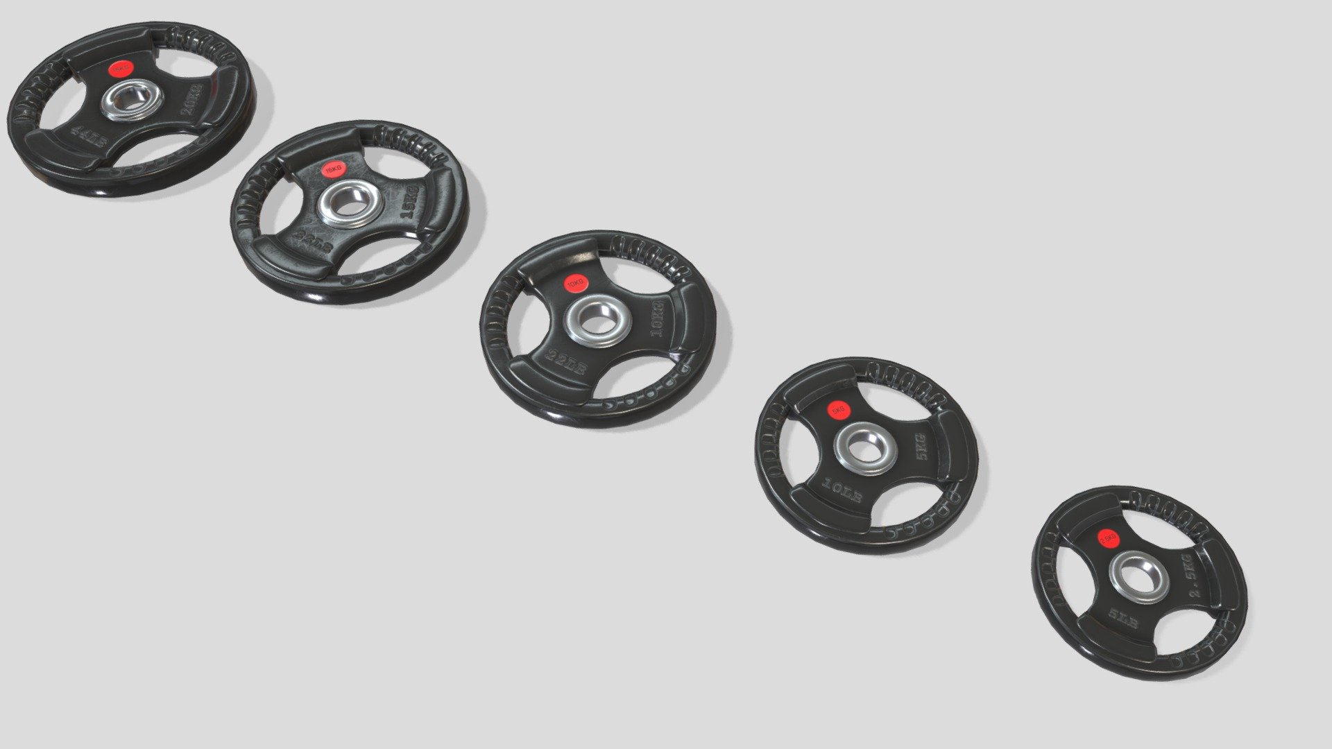 Barbell Plate Pack - GameReady - Buy Royalty Free 3D model by MHKstudio ...