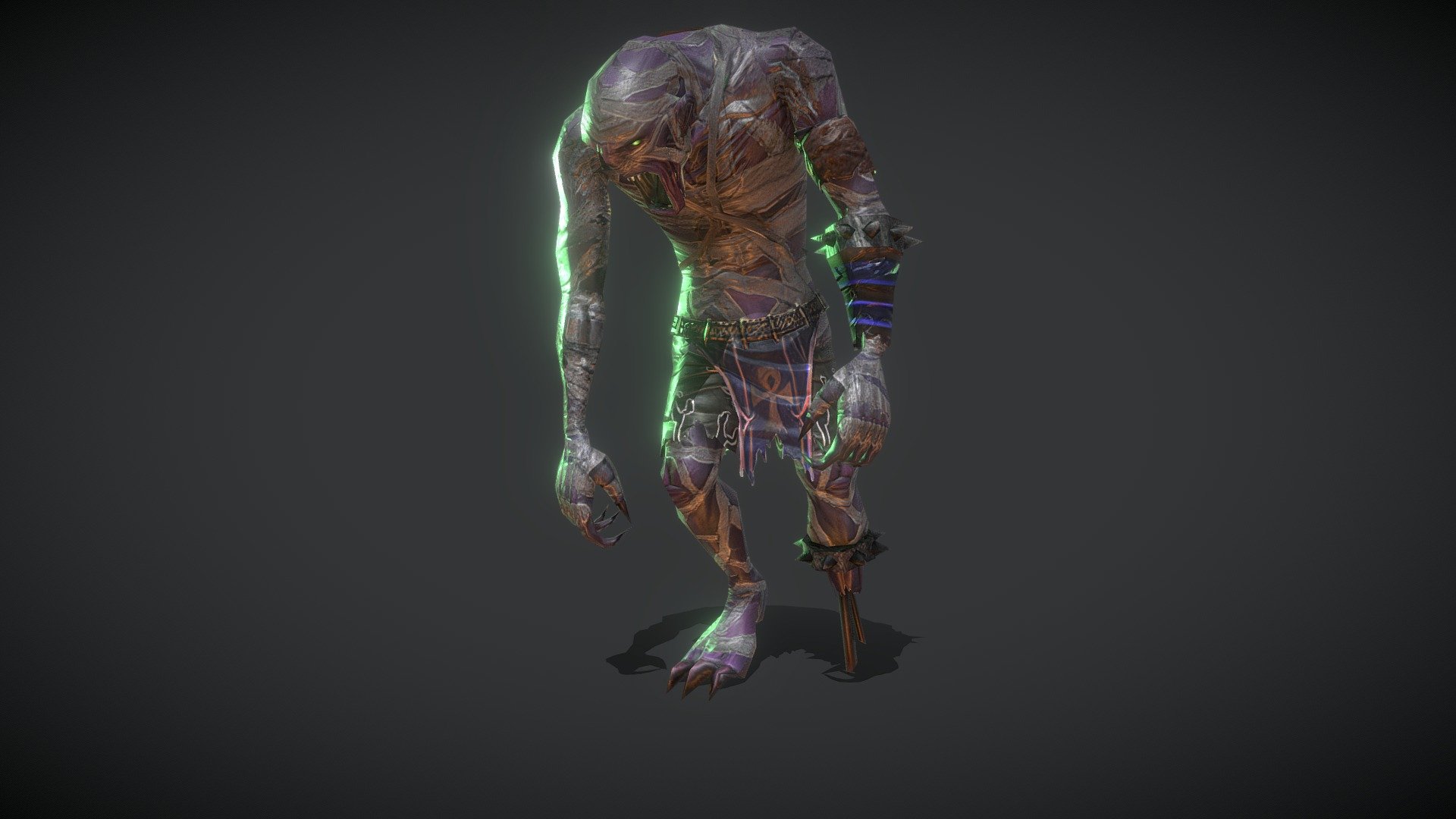 Zombie B - 3D model by Tokiyoshi Takaya (@takayatokiyoshi) [165a528 ...
