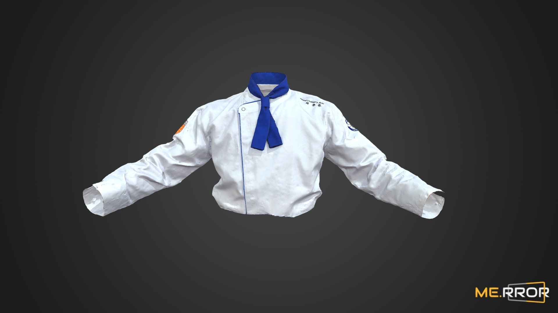 Chef's Uniform with Tie - Buy Royalty Free 3D model by ME.RROR Studio ...