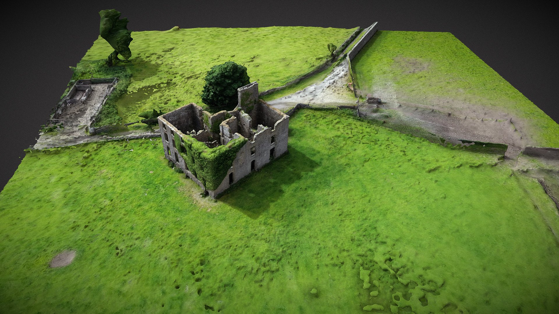 18TH Centyry Irish Castle Ruins | IRELAND - Download Free 3D model by ...