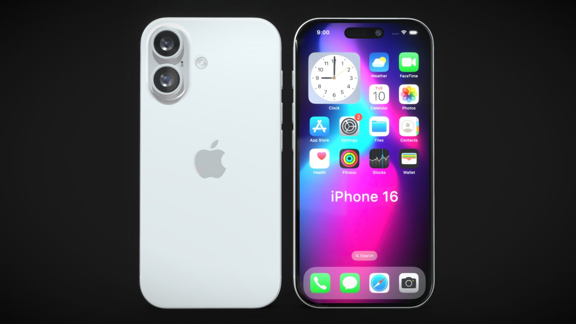 Apple iPhone 16 v1 - Buy Royalty Free 3D model by madMIX [165e1ef ...